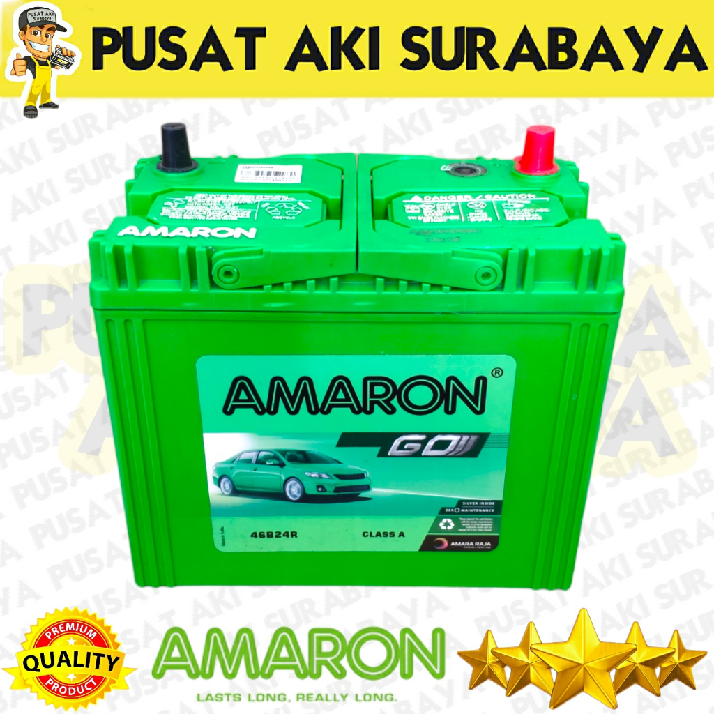 Jual AMARON 46B24R ACCU MOBIL KERING ECOSPORT TARUNA ESCUDO FUTURA ...