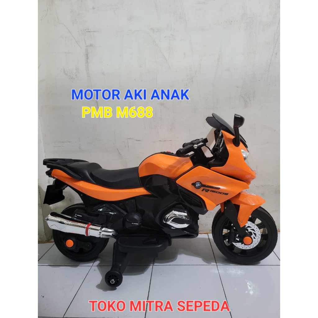 Jual Mainan Anak Motor Aki Listrik Kado Anak M688 Motor Aki Anak Jumbo ...