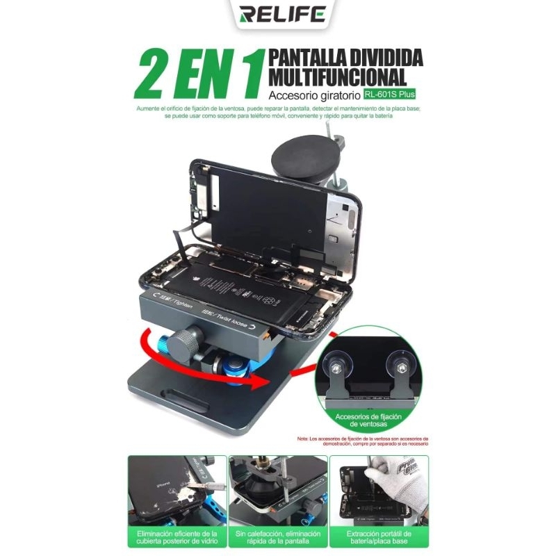 Jual TOOLS HOLDER ROTATING UNIVERSAL RELIFE RL-601S PLUS | Shopee Indonesia