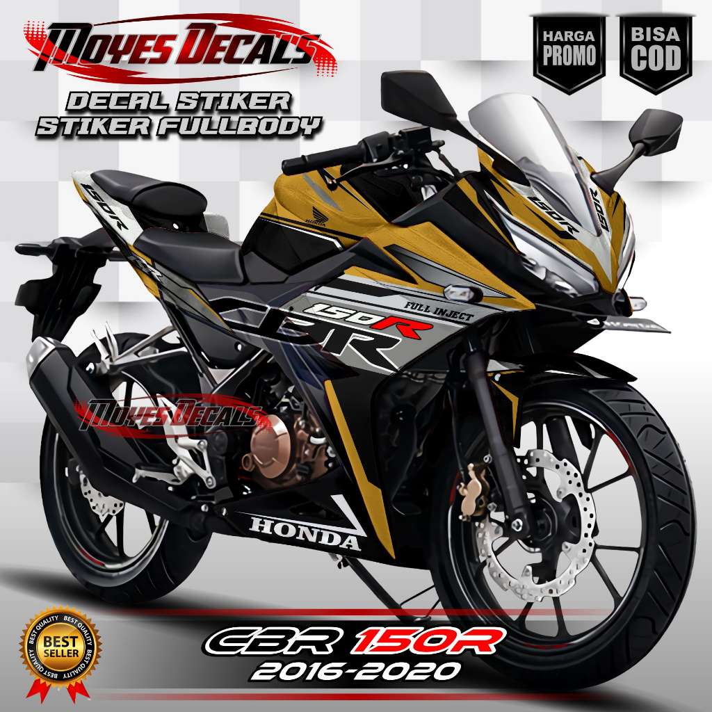 Jual Decal CBR 150R Facelift Full Body Stiker CBR 150R Facelift Full Body Striping CBR 150R ...