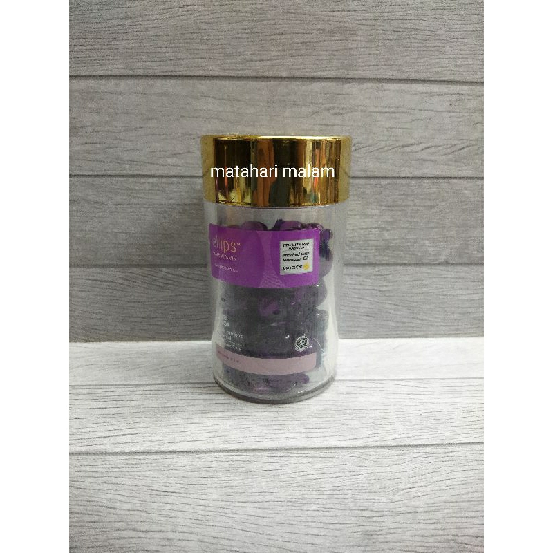Jual ELLIPS VITAMIN RAMBUT BOTOL UNGU NUTRI COLOR UNTUK RAMBUT DIWARNAI ...