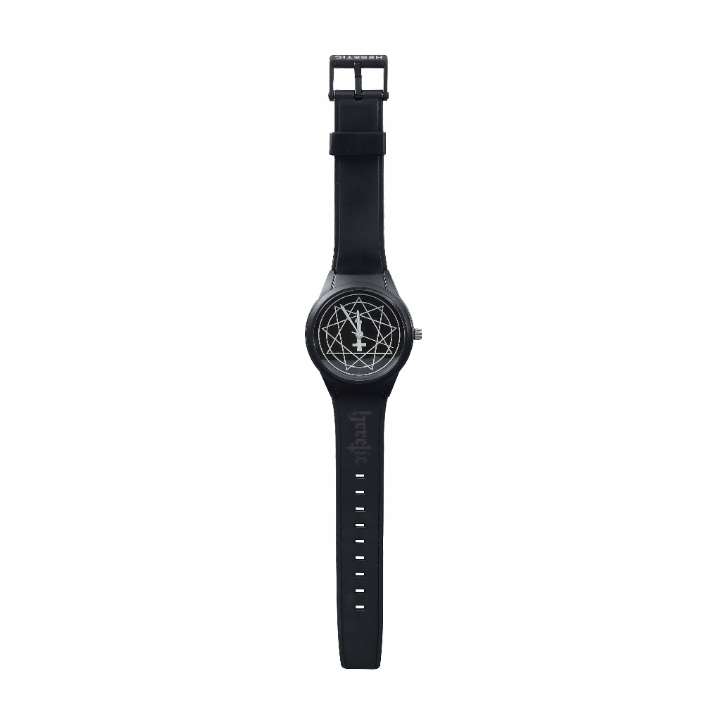 Jual Heretic - Watches - Black Rubber Pentagram | Shopee Indonesia