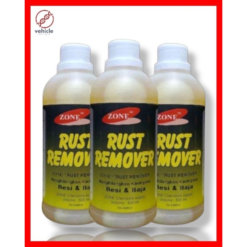 Jual ZONE Rust Remover Pembersih Karat Logam Besi dan Baja 500ml | Shopee Indonesia