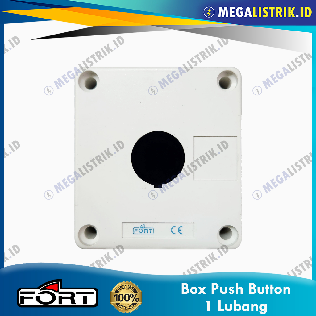 Jual FORT BOX PUSH BUTTON 1 LUBANG 22MM BX1-22 / KOTAK CONTROL BOX ...