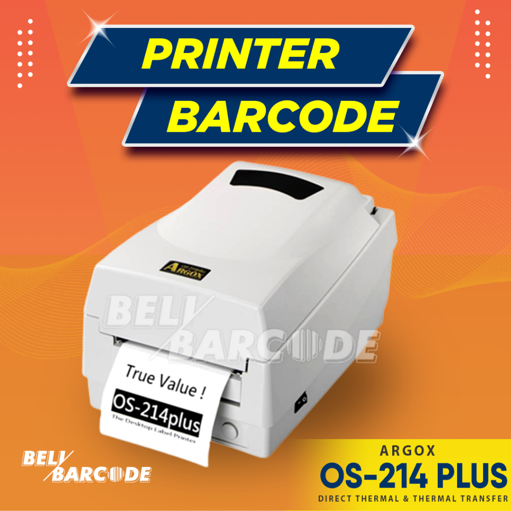 Jual Printer Barcode Argox OS 214 Plus Cetak Label Semicoated Thermal ...