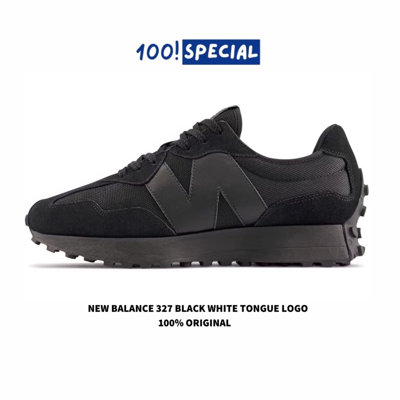 Jual Sepatu New Balance 327 Black White Tongue Logo BNIB Original ...