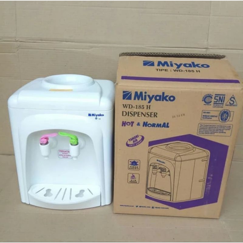 Jual DISPENSER MIYAKO WD-185 H / DISPENSER HOT DAN NORMAL | Shopee ...