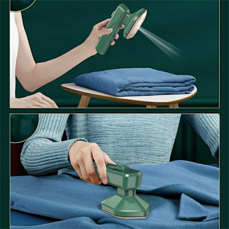 Jual Setrika Mini 2in1 Uap dan Kering - Setrika Travel Size - Mini Iron ...