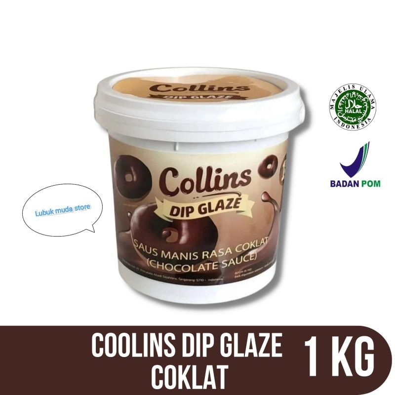 Jual Cokelat Collins dip glaze 1kg | Shopee Indonesia