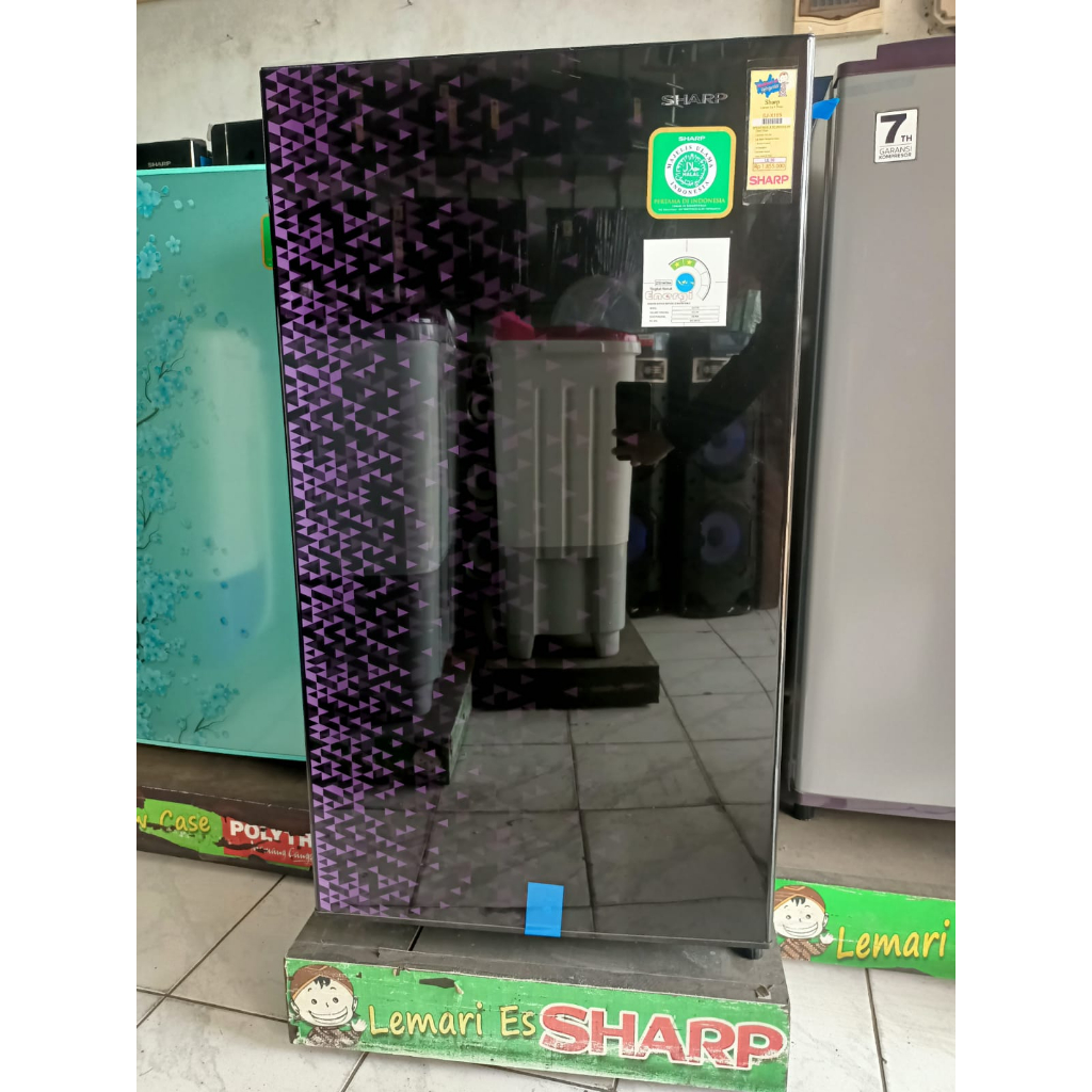 Jual LEMARI ES SHARP SJ-X165 KULKAS / LEMARI PENDINGIN / KULKAS 1 PINTU ...