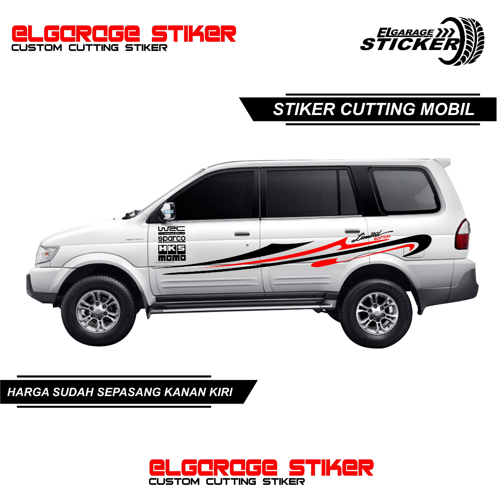 Jual Stiker mobil panther stiker cutting variasi body samping all mobil ...
