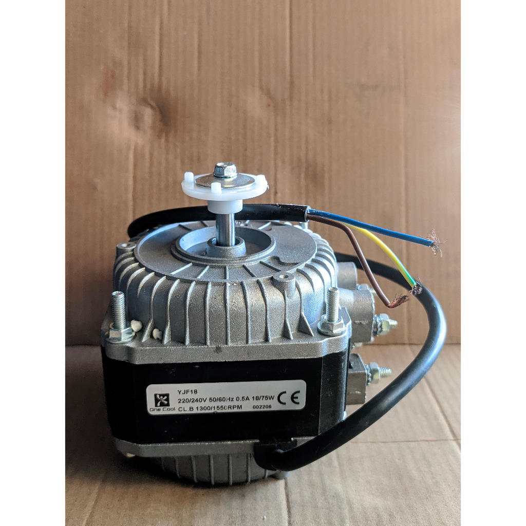 Jual MOTOR FAN 18 WATT CONDENSOR/MOTOR FAN KULKAS / Fan showcase ...