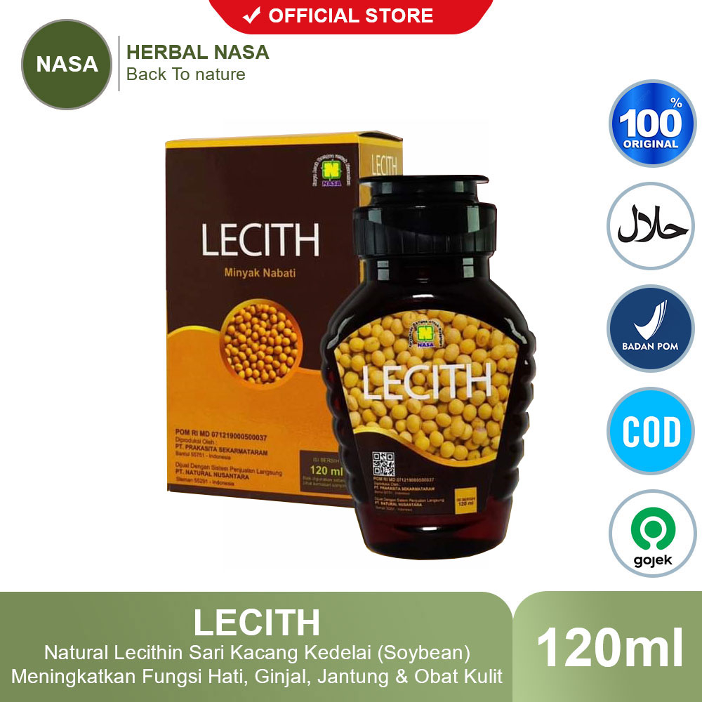 Jual Natural Lecith Nasa 120cc extract minyak kedelai dan minyak kelapa ...