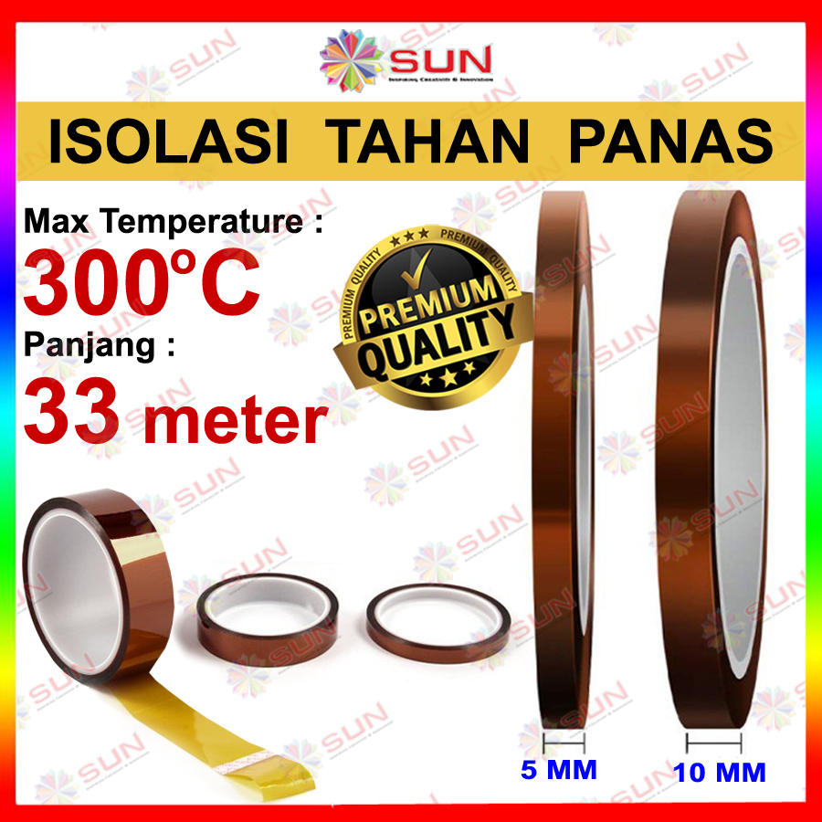 Jual Lakban Solatip Isolasi Perekat Tape Tahan Panas Heat Resistant ...