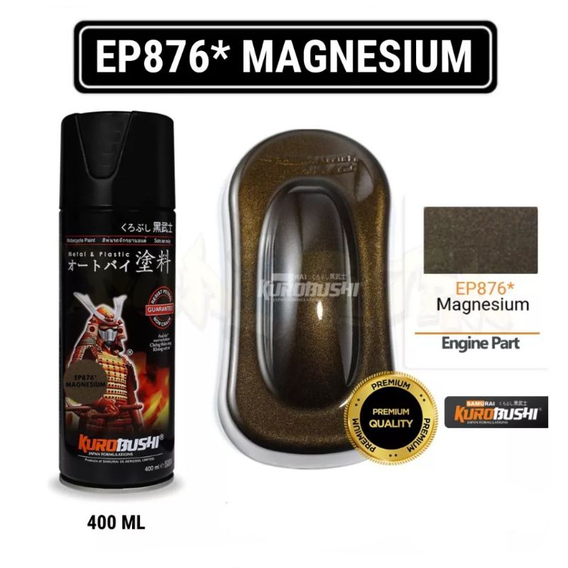 Jual SAMURAI PAINT EP876 MAGNESIUM CAT SEMPROT SPRAY WARNA ENGINE PART ...