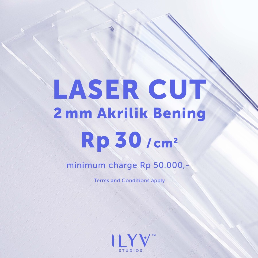 Jual Akrilik tebal 2 mm potong Laser Custom / Acrylic Custom Laser Cutting - Bening | Shopee ...