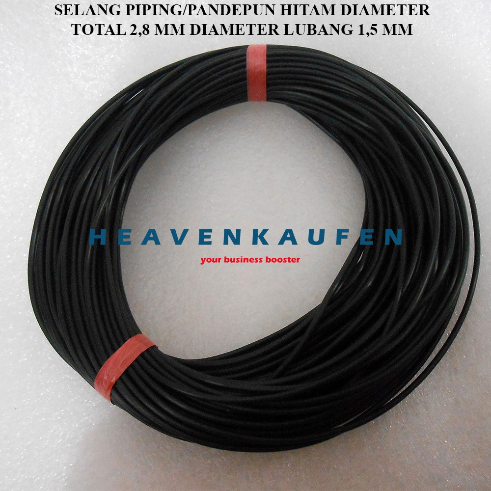Jual Selang Piping Pandepun Hitam lis kombinasi stript Rangka Tas Craft ...