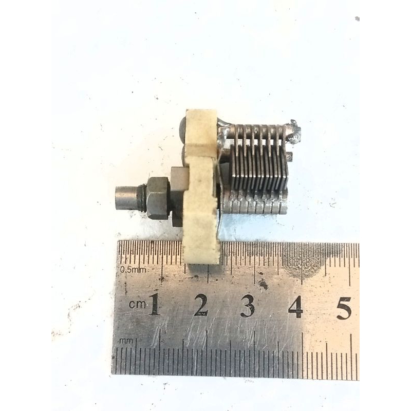 Jual varco besi variable capacitor 40pf highvoltage tested | Shopee ...