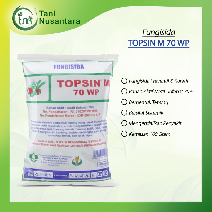 Jual Fungisida Sistemik Petrokimia TOPSIN M 70 WP 100 g | Shopee Indonesia