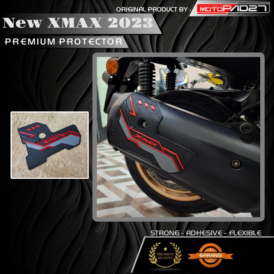 Jual protector pad cover knalpot new xmax 2023 - 2024bahan rubber Tahan ...