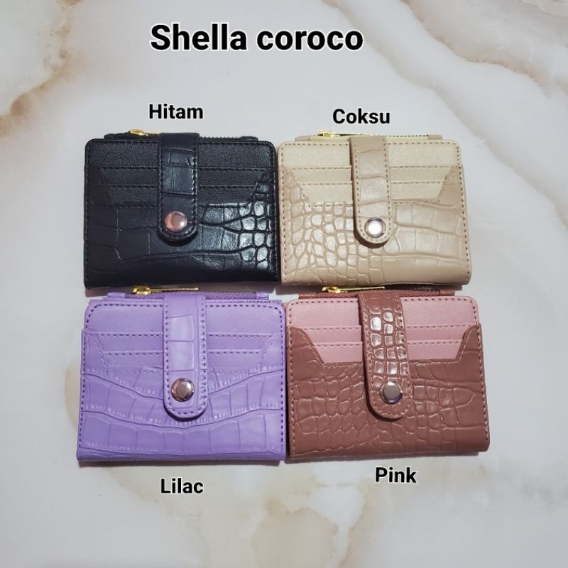 Jual DOMPET SHELLA COROCO /DOMPET LIPAT KANCING/DOMPET CROCO | Shopee ...