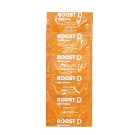 Jual BOOST D 1000 IU Tablet 1 strip isi 10 tablet | Shopee Indonesia