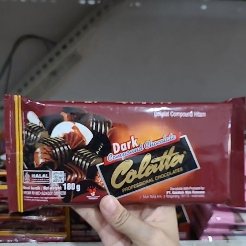 Jual colatta dark chocolate compound 180 gr | Shopee Indonesia