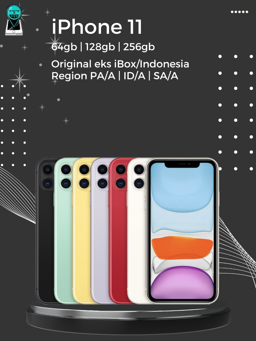 Jual HANDPHONE IP 11 64GB 128GB 256GB SECOND ORIGINAL FULLSET EX INDONESIA/IBOX | Shopee Indonesia