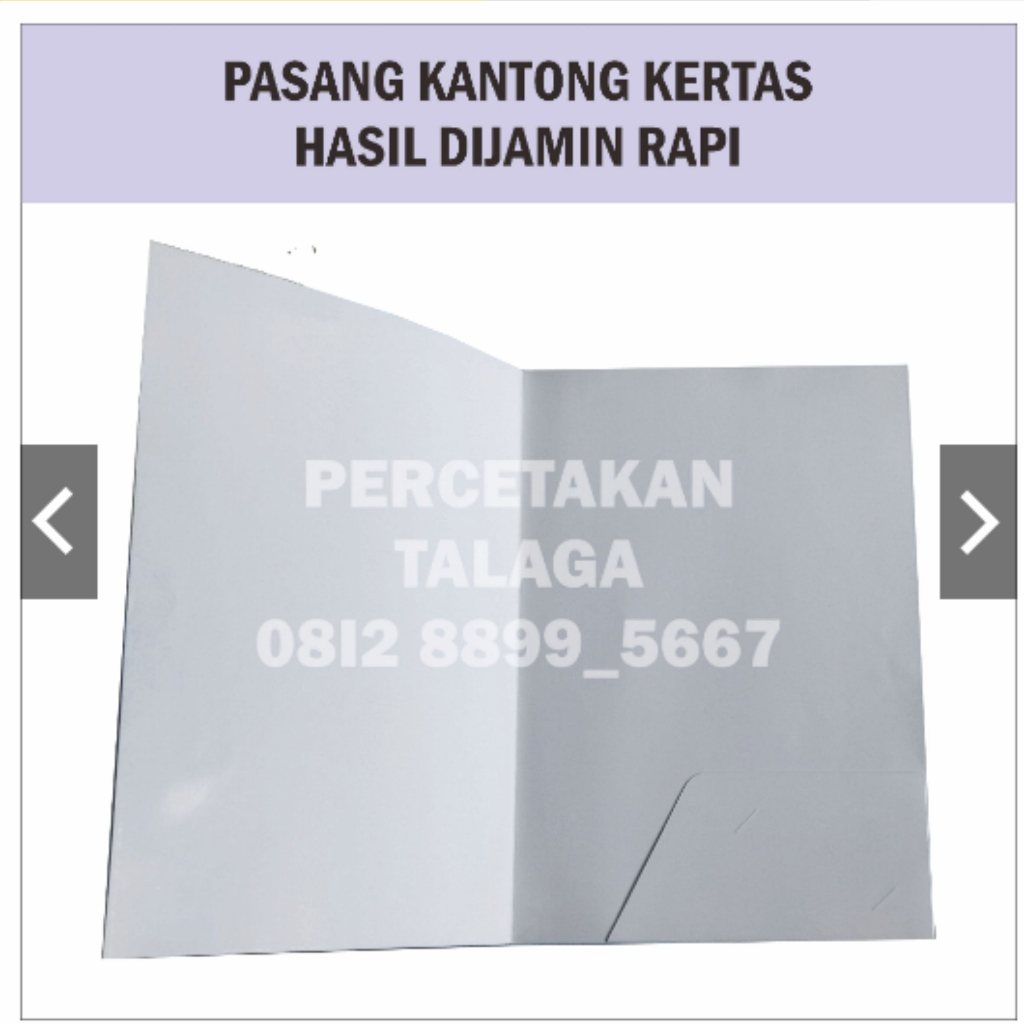 Jual Cetak Map Free Design ukuran F4 dengan ako snelhecter / kantong ...