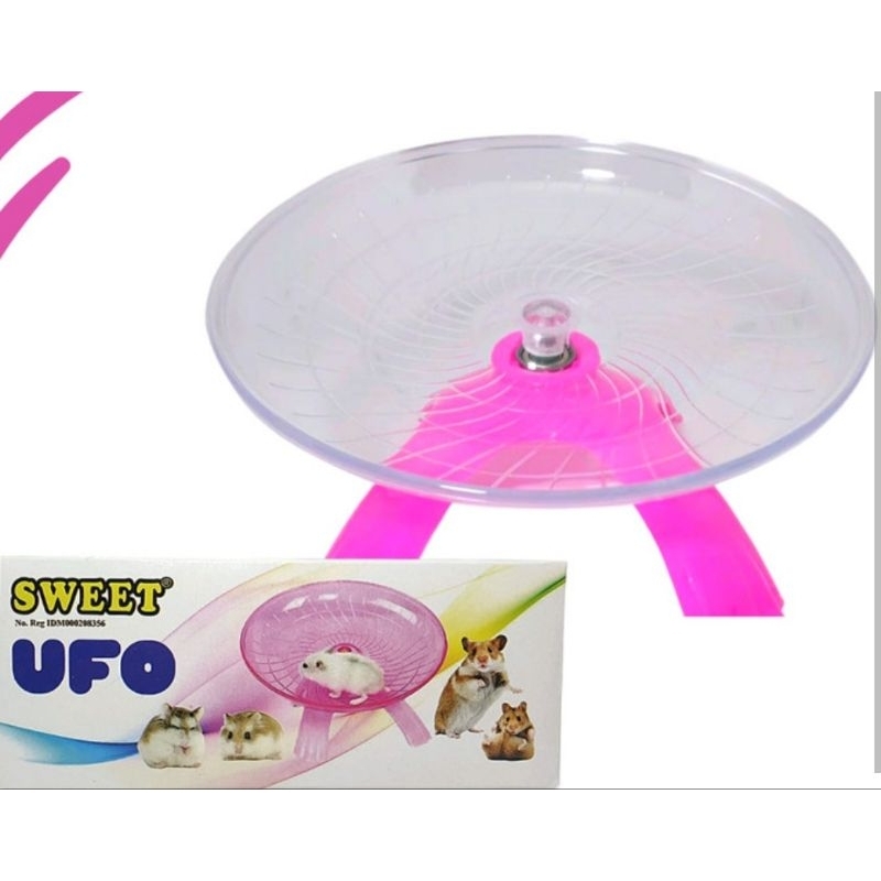Jual Mainan Hamster | Ufo Hamster | Kincir Jogging Hamster | Shopee ...