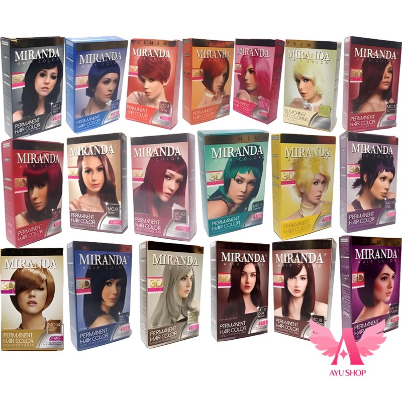 Jual Semir Rambut Miranda Hair Color 30 ml | Shopee Indonesia