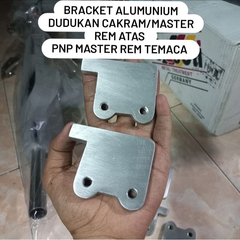 Jual BRACKET ALUMUNIUM DUDUKAN CAKRAM MASTER REM ATAS VESPA PX PS ...