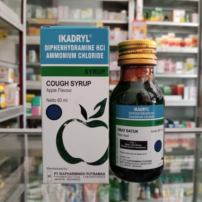 Jual Ikadryl Syrup 60ml - Untuk Batuk Berdahak Anak | Shopee Indonesia