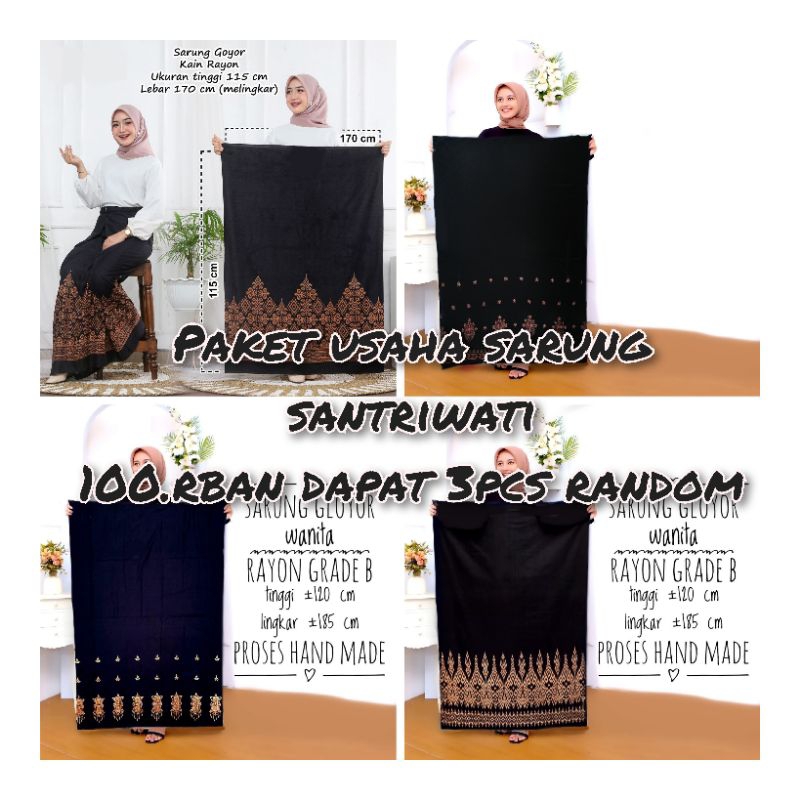 Jual paket sarung santri putri dekengane pusat 100rb dapat 3pcs motif ... Jual paket sarung santri putri dekengane pusat 100rb dapat 3pcs motif ...