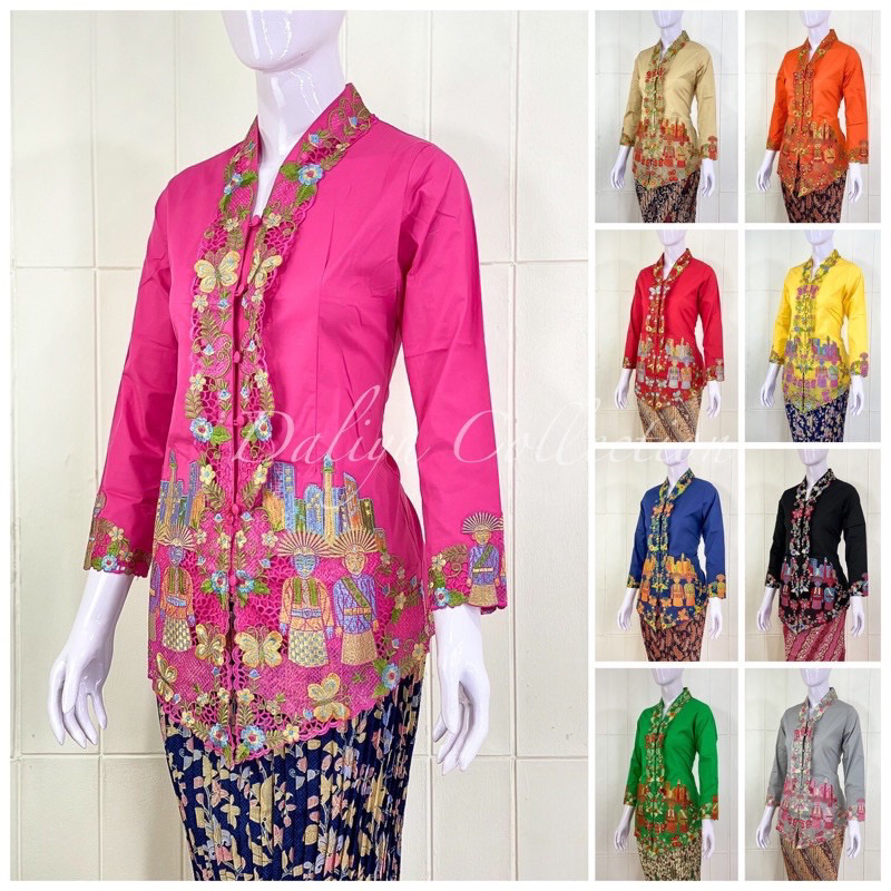 Jual BAJU KEBAYA PESTA ENCIM BORDIL TERMURAH/KEBAYA ENCIM WISUDA KATUN ...