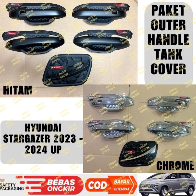 Jual Paket Outer Handle Tank Cover Hyundai Stargazer 2023 2024 2025 UP ...