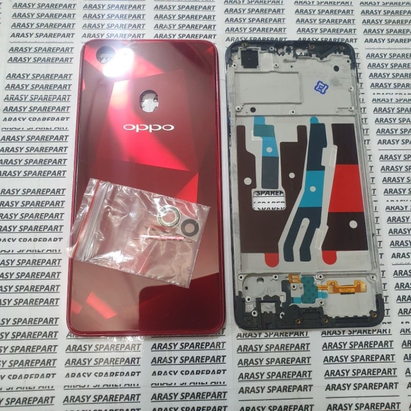 Jual Backdoor Casing Housing Fullset Oppo f7 Original Casing + Tulang ...