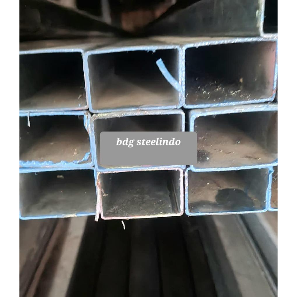 Jual Besi hollow hitam 6x6 cm/ besi holo hitam 60x60 FULL | Shopee ...