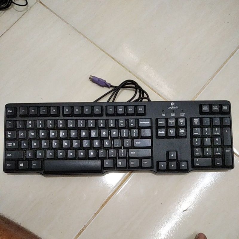 Jual Keyboard Logitech K100 PS2 Normal | Shopee Indonesia