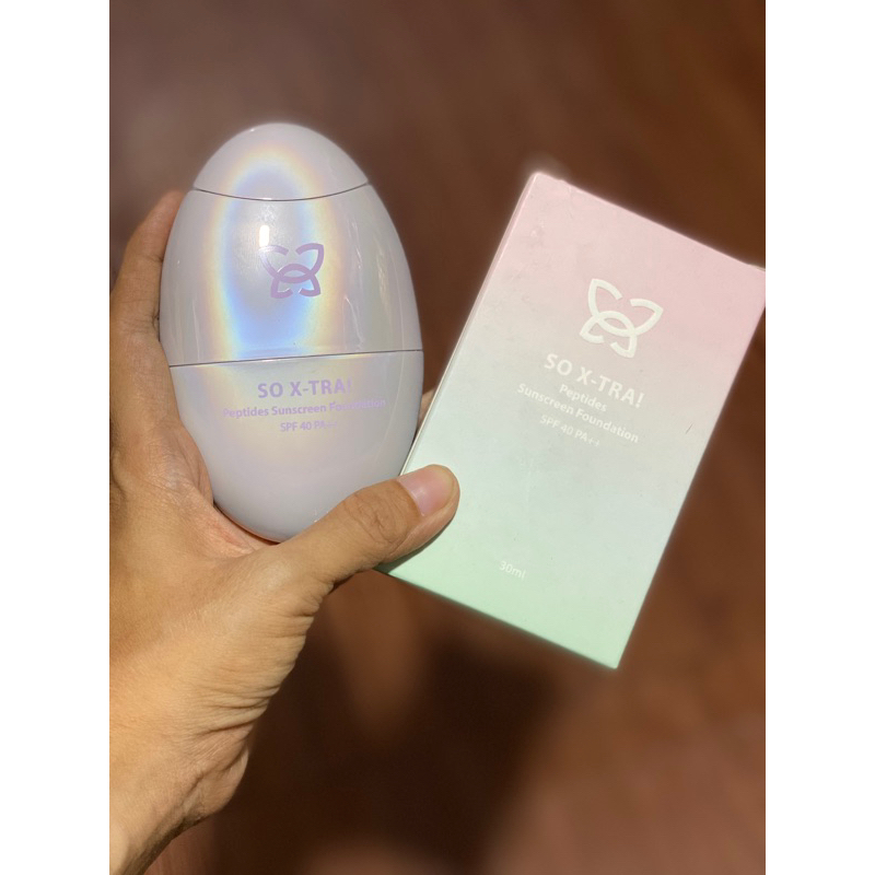 Jual MOP foundation Peptides Sunscreen spf 40++/Mother of Pearl ...