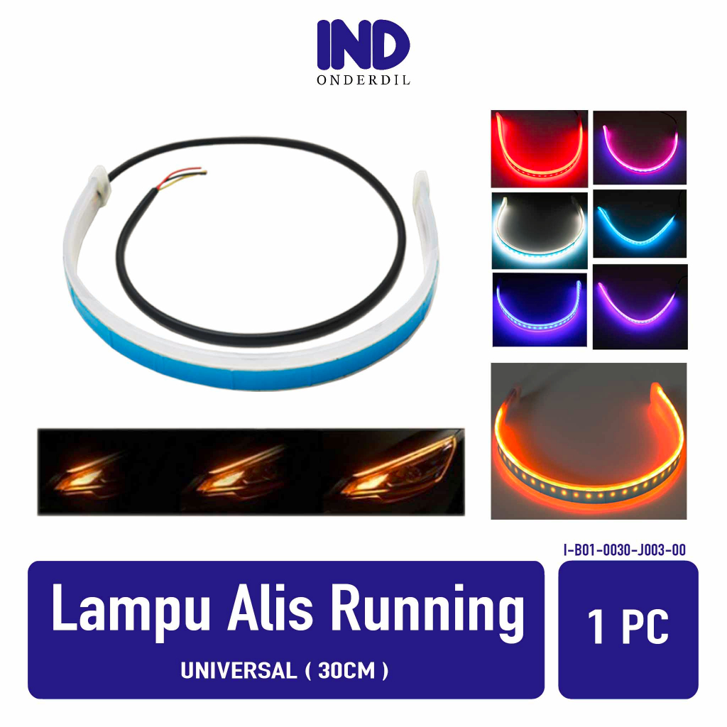 Jual Lampu LED Running Alis 30 Cm 2 Mode Diam Runing Daytime Variasi ...