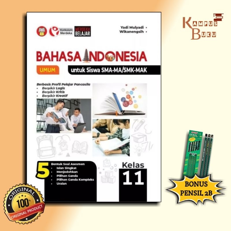 Jual BUKU SMA KURIKULUM MERDEKA : BAHASA INDONESIA KELAS 11 - original ...