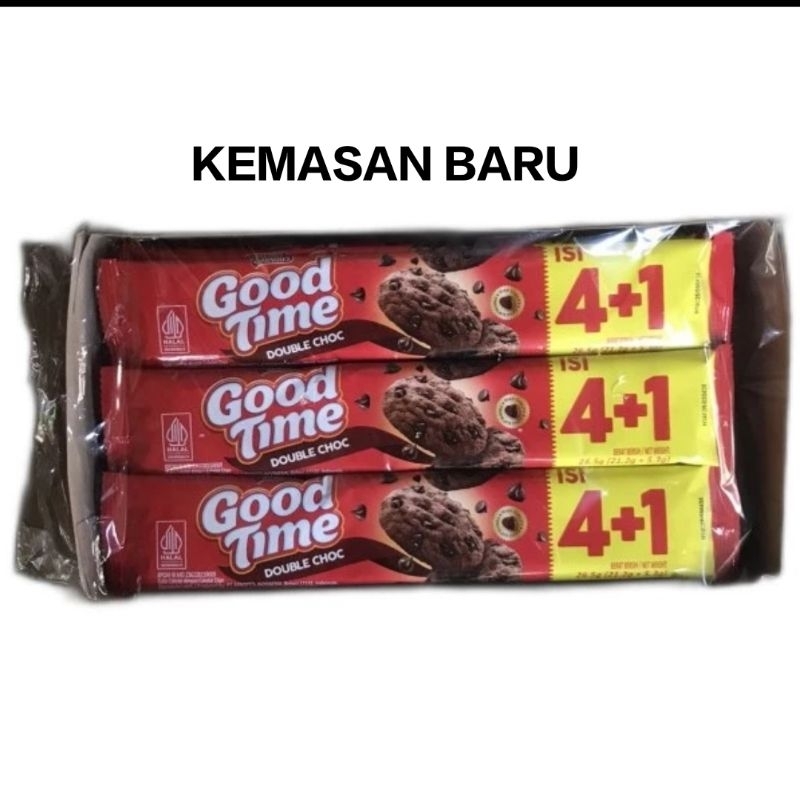Jual Good Time Cookies Kemasan Baru 4+1 (26,5gr Isi 12 Pcs) | Shopee ...