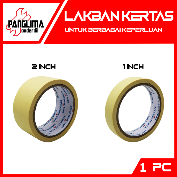 Jual Lakban Kertas Berbagai Keperluan 1-2 Inch-In Lem-Solasi-Isolasi ...
