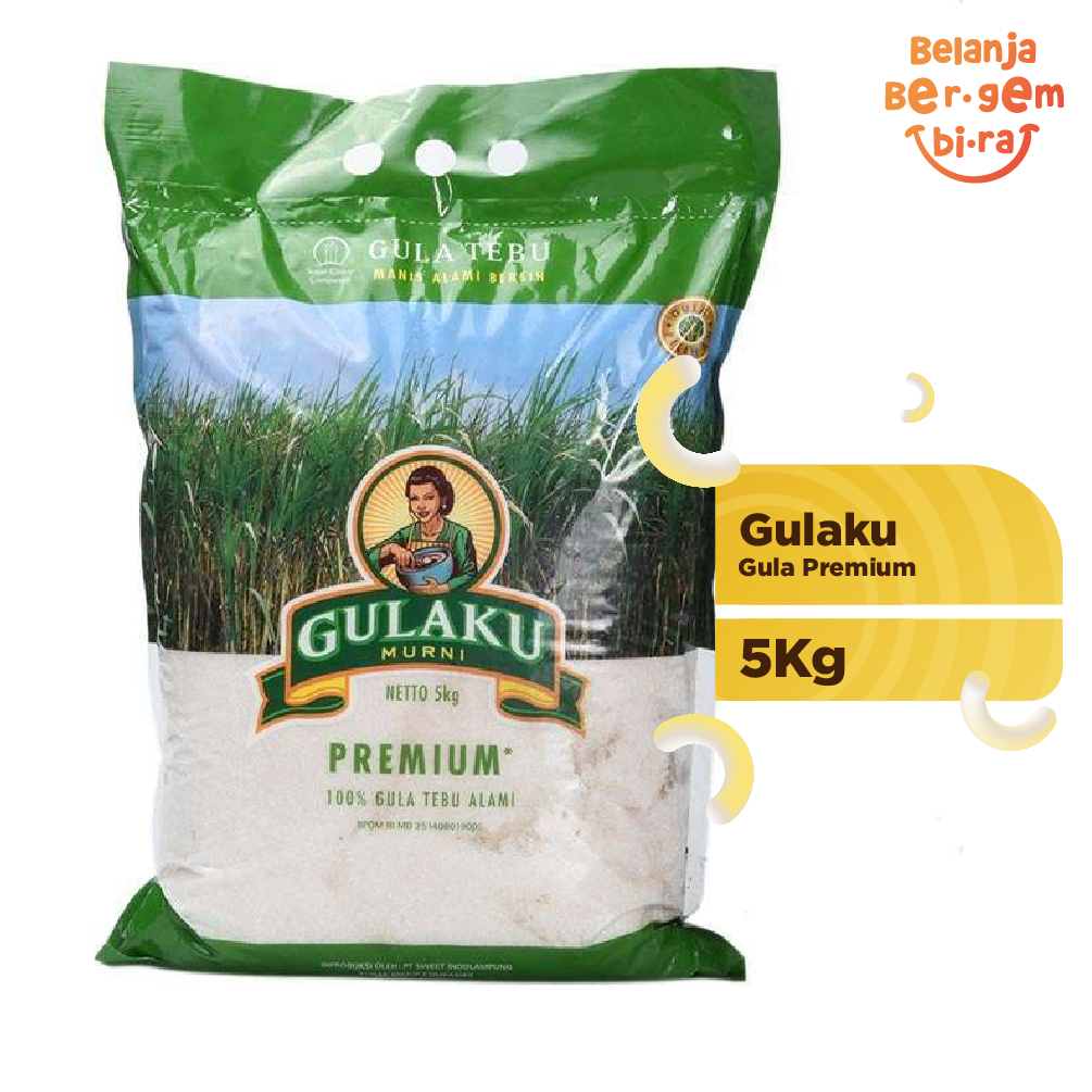Jual Gula pasir gulaku murni premium 5kg | Shopee Indonesia