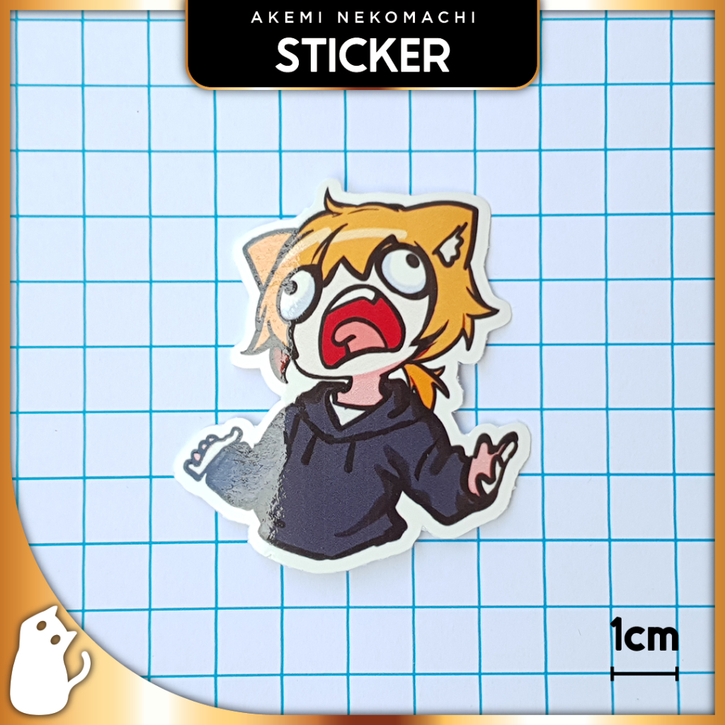 Jual AAAAA - Akemi Nekomachi Sticker Vtuber | Shopee Indonesia