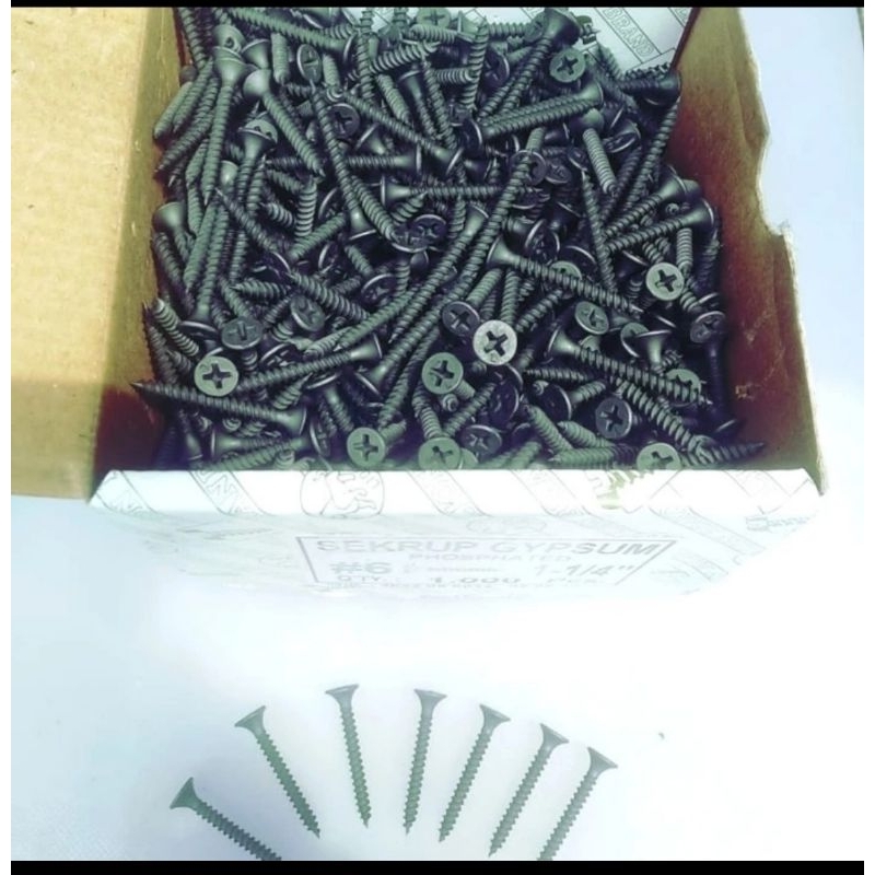 Jual SEKRUP GYPSUM 6X1 1/2 INCH MOON LION/ SEKRUP GYPSUM 4CM MOON LION | Shopee Indonesia