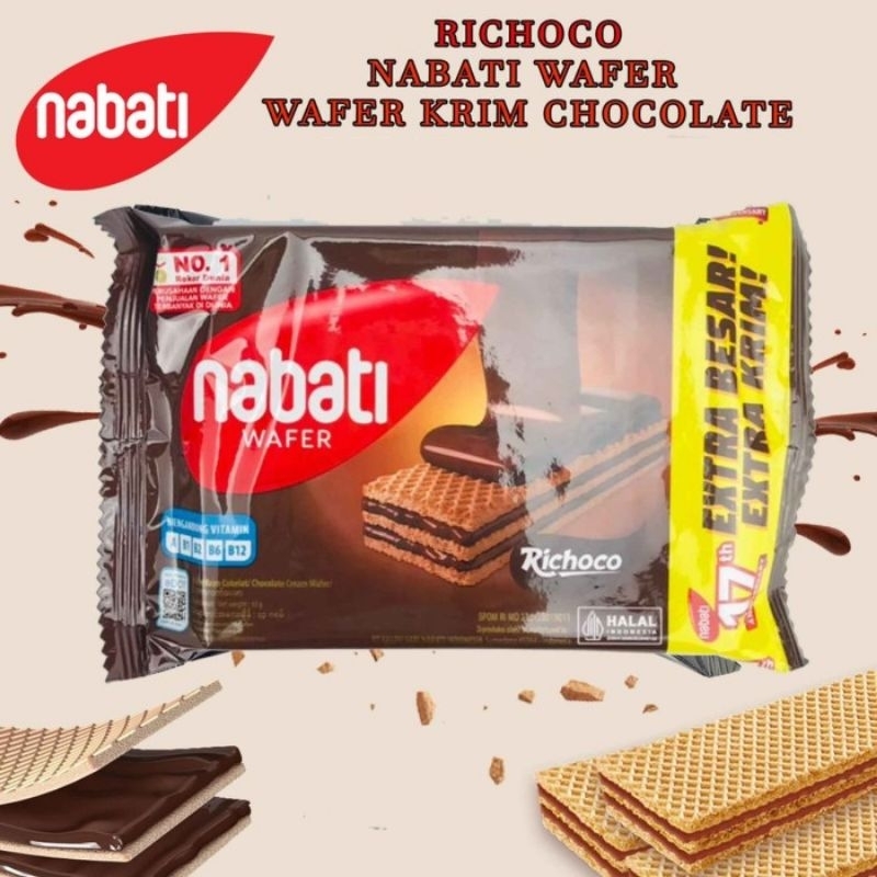 Jual Nabati Wafer Richoco 43g | Shopee Indonesia