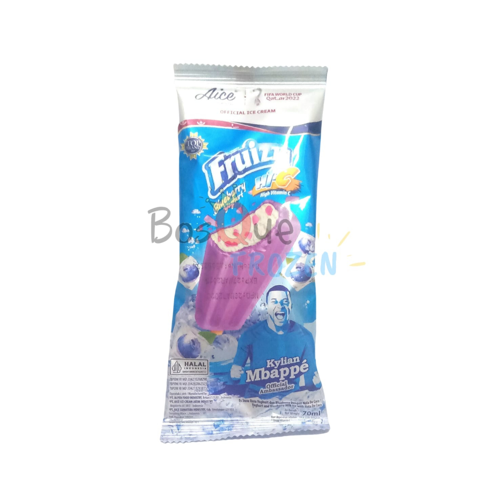 Jual Aice Ice Cream Fruizzy Blueberry Yoghurt 70 Ml | Shopee Indonesia