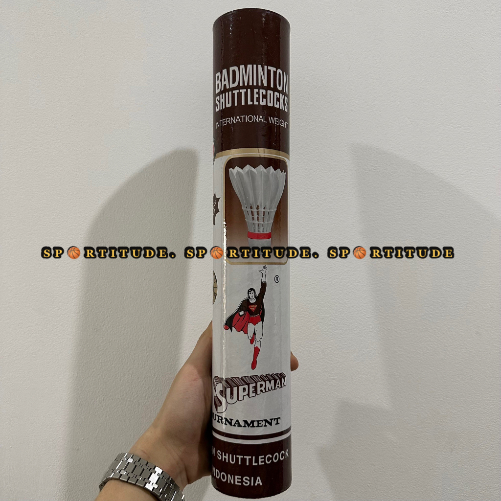 Jual Shuttlecock Kok Superman Coklat badminton Bulutangkis cokelat isi ...